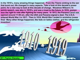 1910 1919 | PPT
