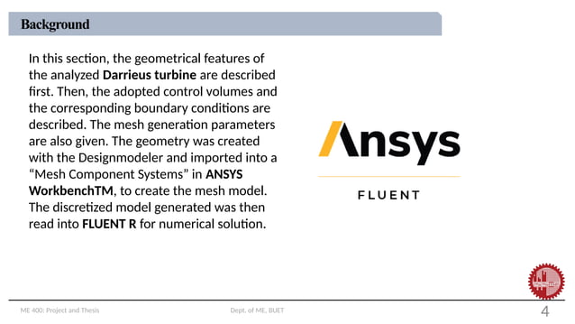 CFD analysis on VAWT using ANsys FLuent.pptx