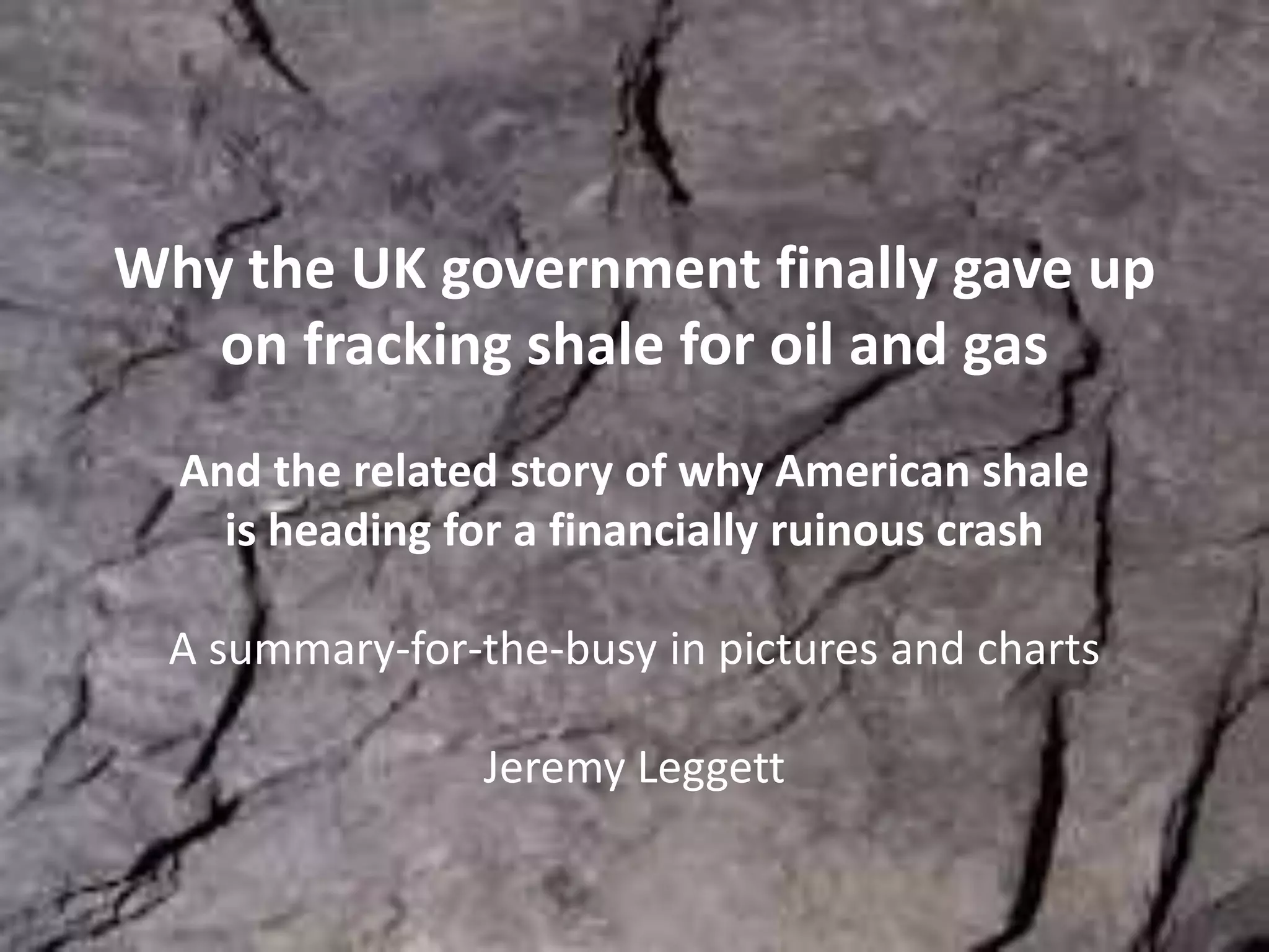 Why the UK government finally gave up on fracking shale for oil and gas ...