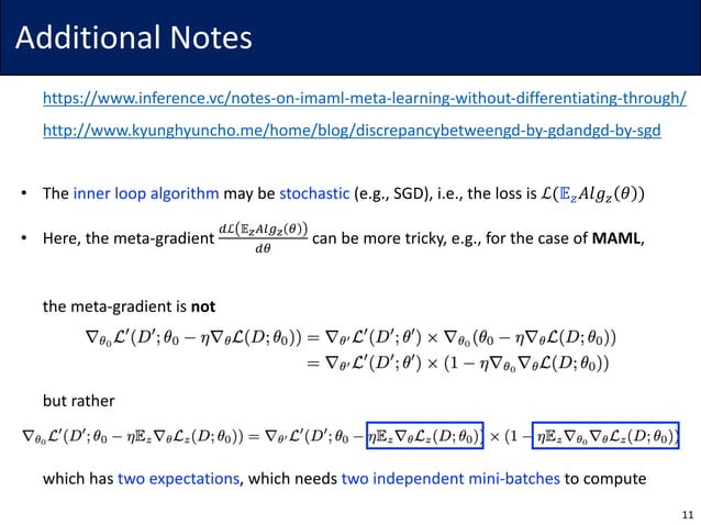 Meta-Learning with Implicit Gradients | PPT