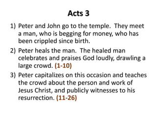 Being Christ's Witness - Acts 3 | PDF