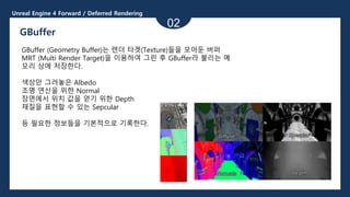 191019 Forward / Deferred Rendering | PPT