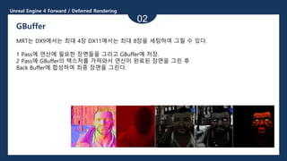 191019 Forward / Deferred Rendering | PPT