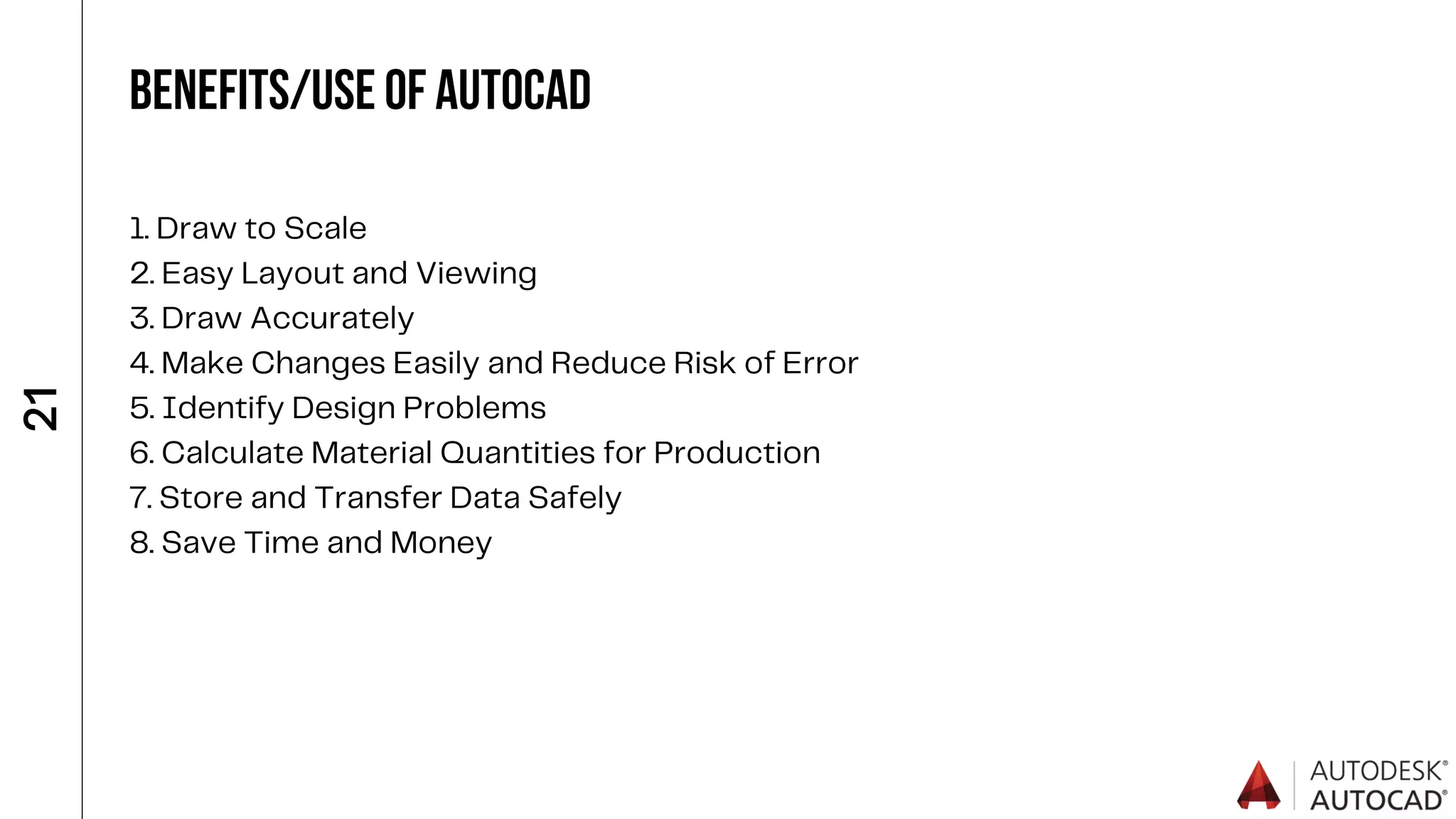 AutoCAD Presentation 2021 (Internship Project) | PDF