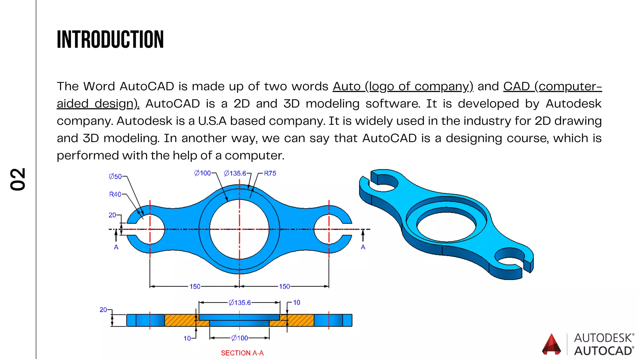 AutoCAD Presentation 2021 (Internship Project) | PDF