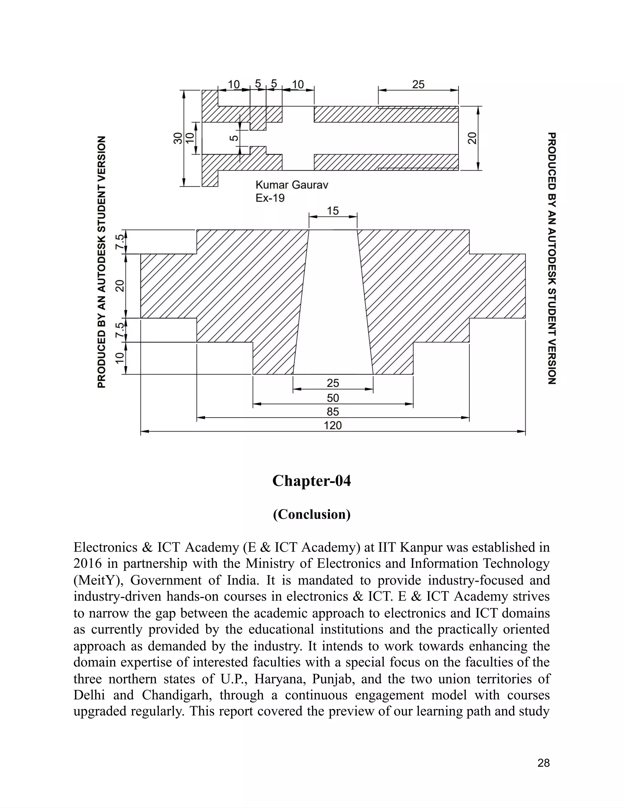 AutoCAD Report 2021 (Internship Project) | PDF