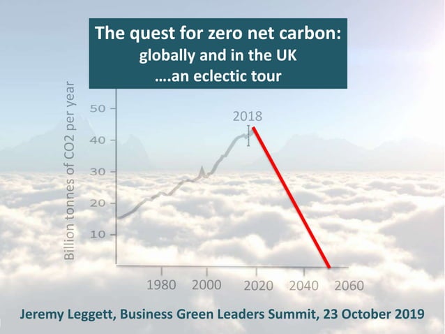 The quest for zero net carbon: globally and in the UK ....an eclectic tour | PPT