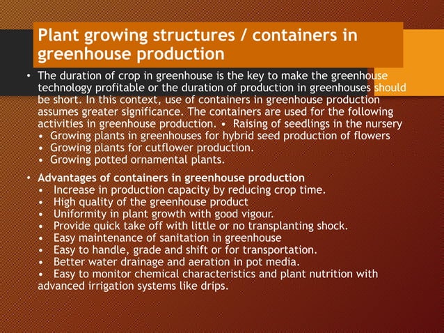 Plant propagation structures in plant nursery.ppt