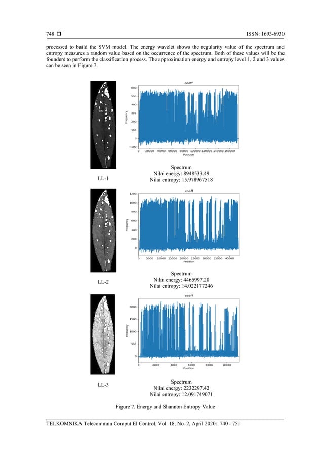 Feature extraction of Jabon (Anthocephalus sp) leaf disease using discrete wavelet transform | PDF