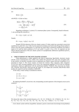 A New Chaotic System with Line of Equilibria: Dynamics, Passive Control ...