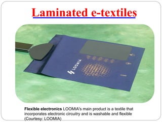 Applications of e-textile | PPT