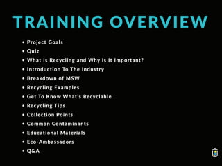 Recycling Training For Your Employees | PDF