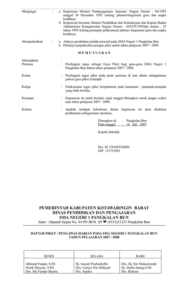 19119991 contoh-contoh-sk | PDF