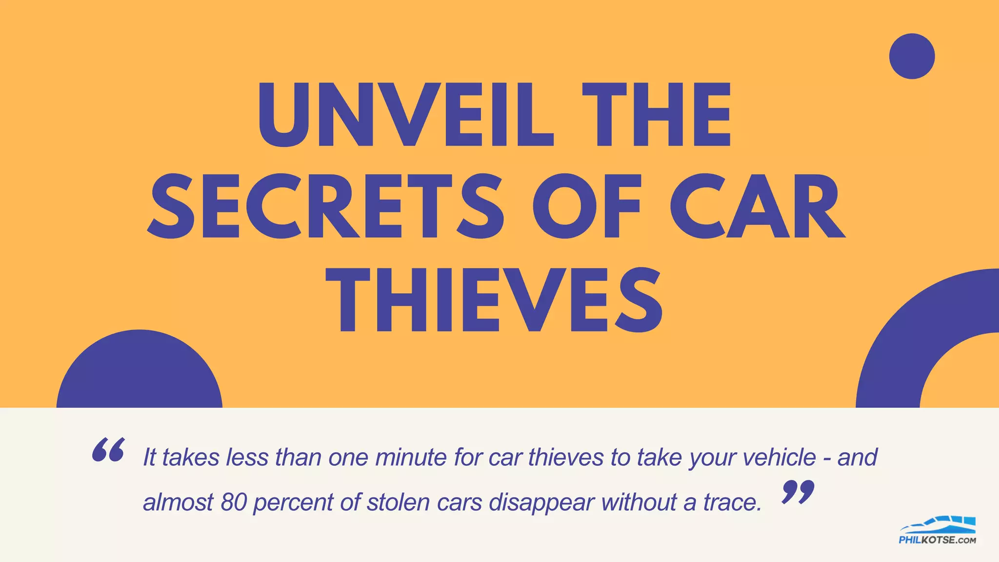 Unveil the Secrets of Car Thieves You Should Know | PPT