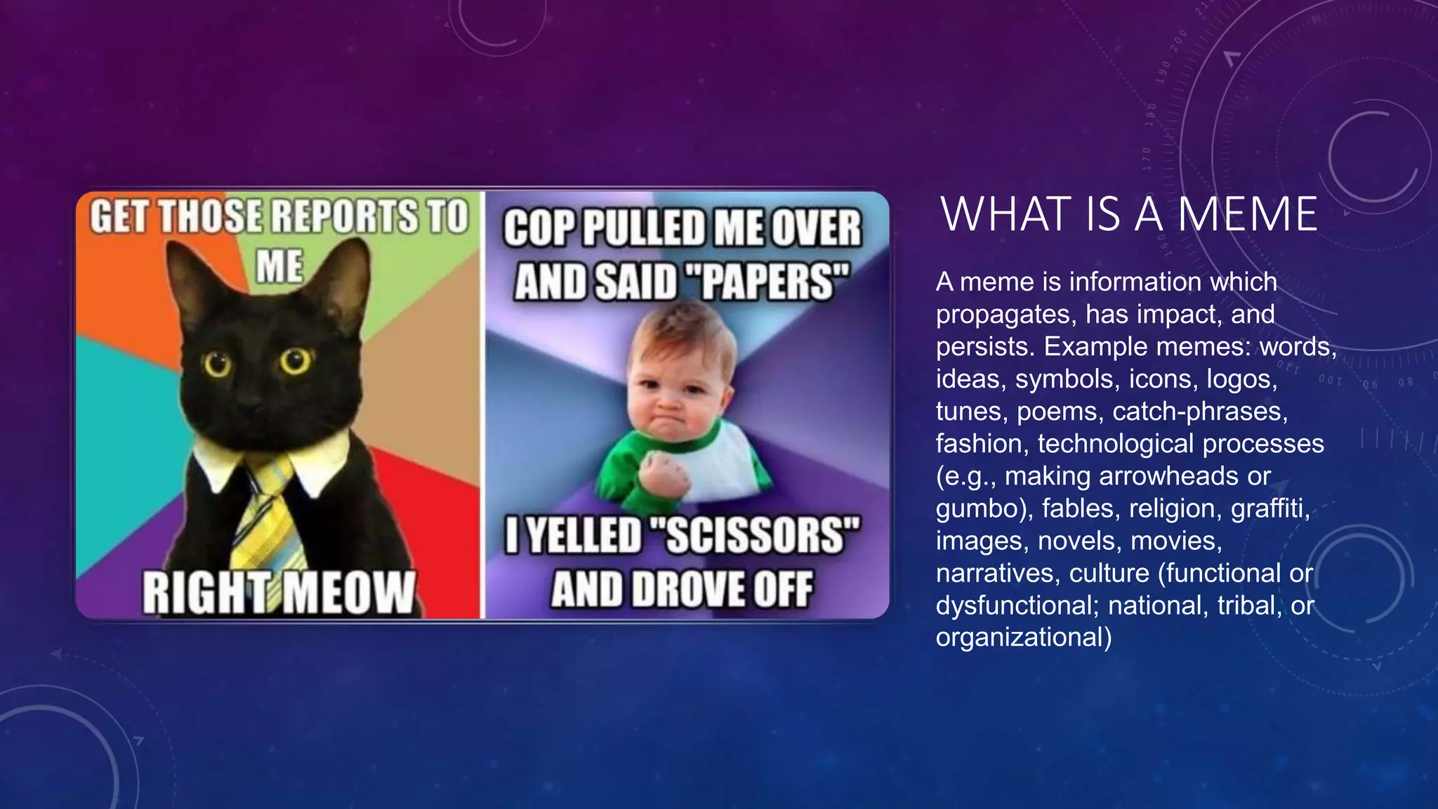 Digital Culture: Dr Robert Finkelstein and Weaponized Memes | PPTX