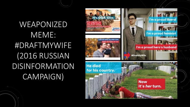 Digital Culture: Dr Robert Finkelstein and Weaponized Memes | PPT