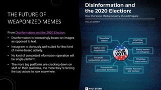 Digital Culture: Dr Robert Finkelstein and Weaponized Memes | PPTX ...