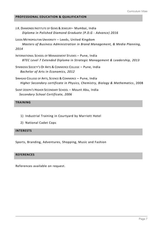 Mukesh Parmar CV | PDF