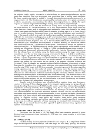 Performance analysis on color image mosaicing techniques on FPGA | PDF