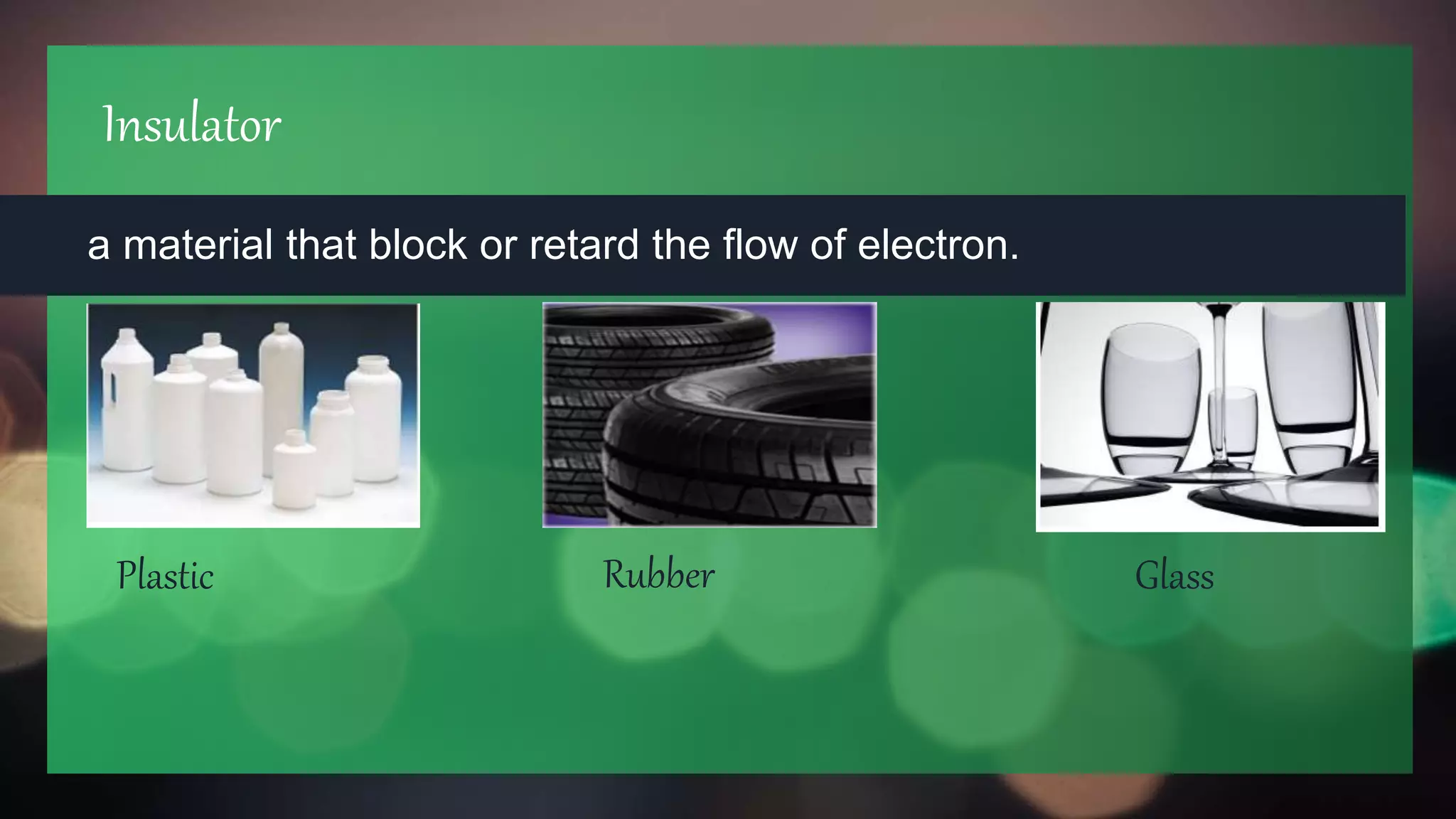 Conductor Insulator &semiconductor | PPTX