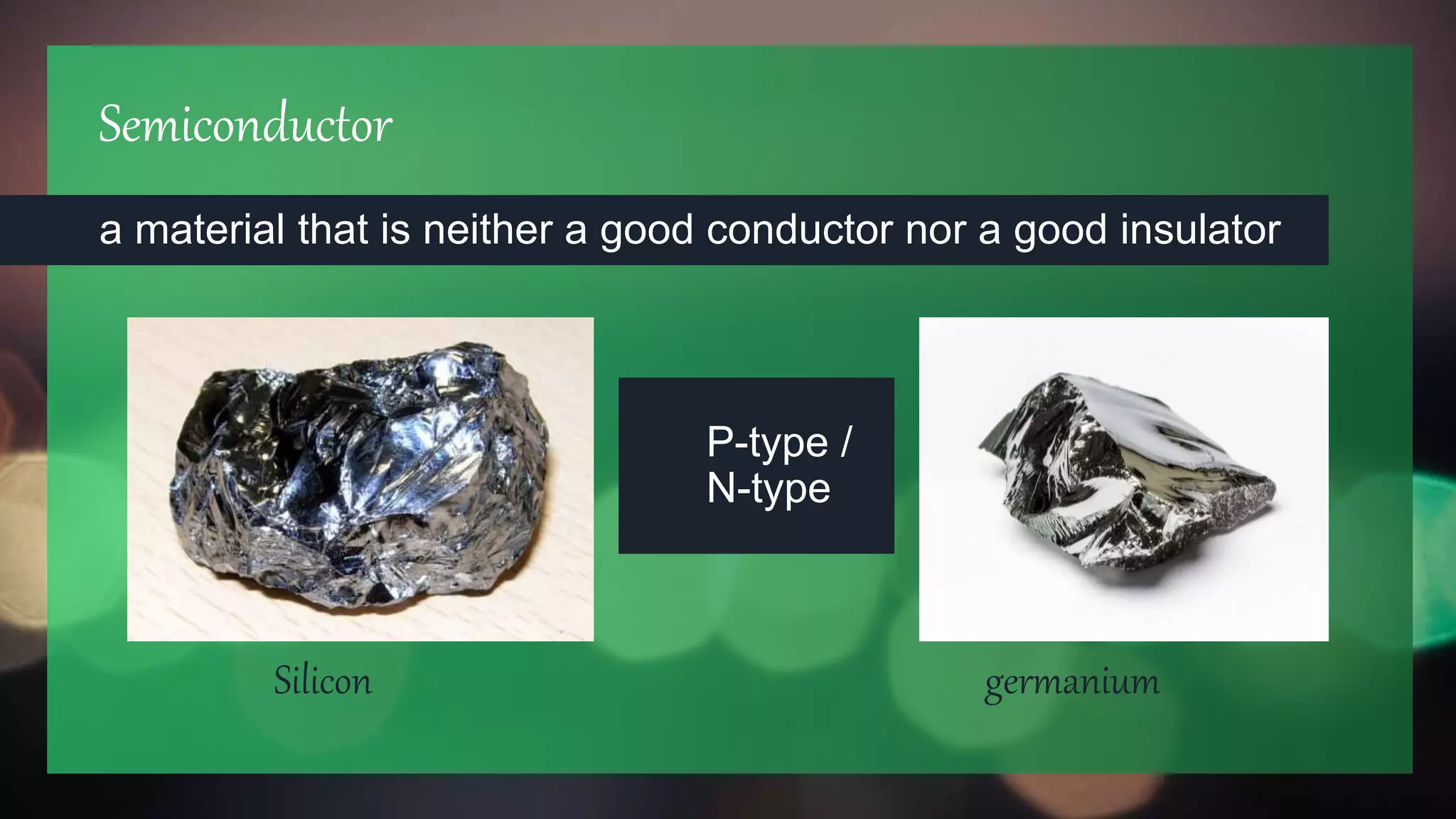 Conductor Insulator &semiconductor | PPTX