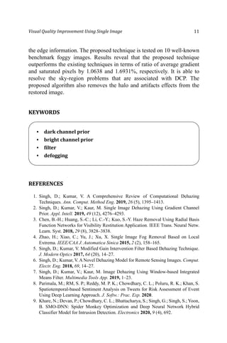 Computer Vision And Recognition Systems Chiranji Lal Chowdhary | PDF