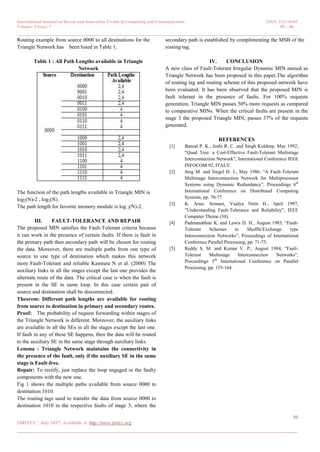 Evaluation of Path Lengths in Proposed Triangle Network | PDF