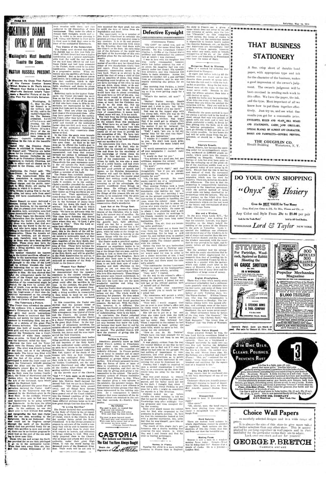 1914 photo drama newspaper watchtower documents | PDF