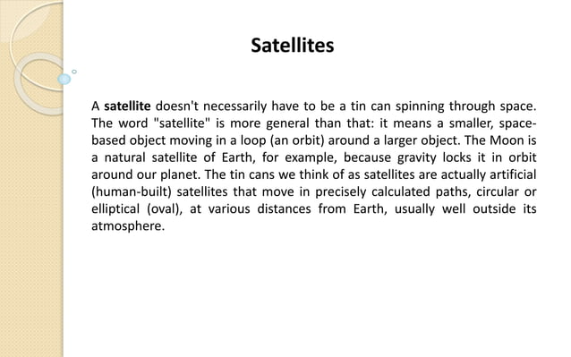 Satellites | PPT