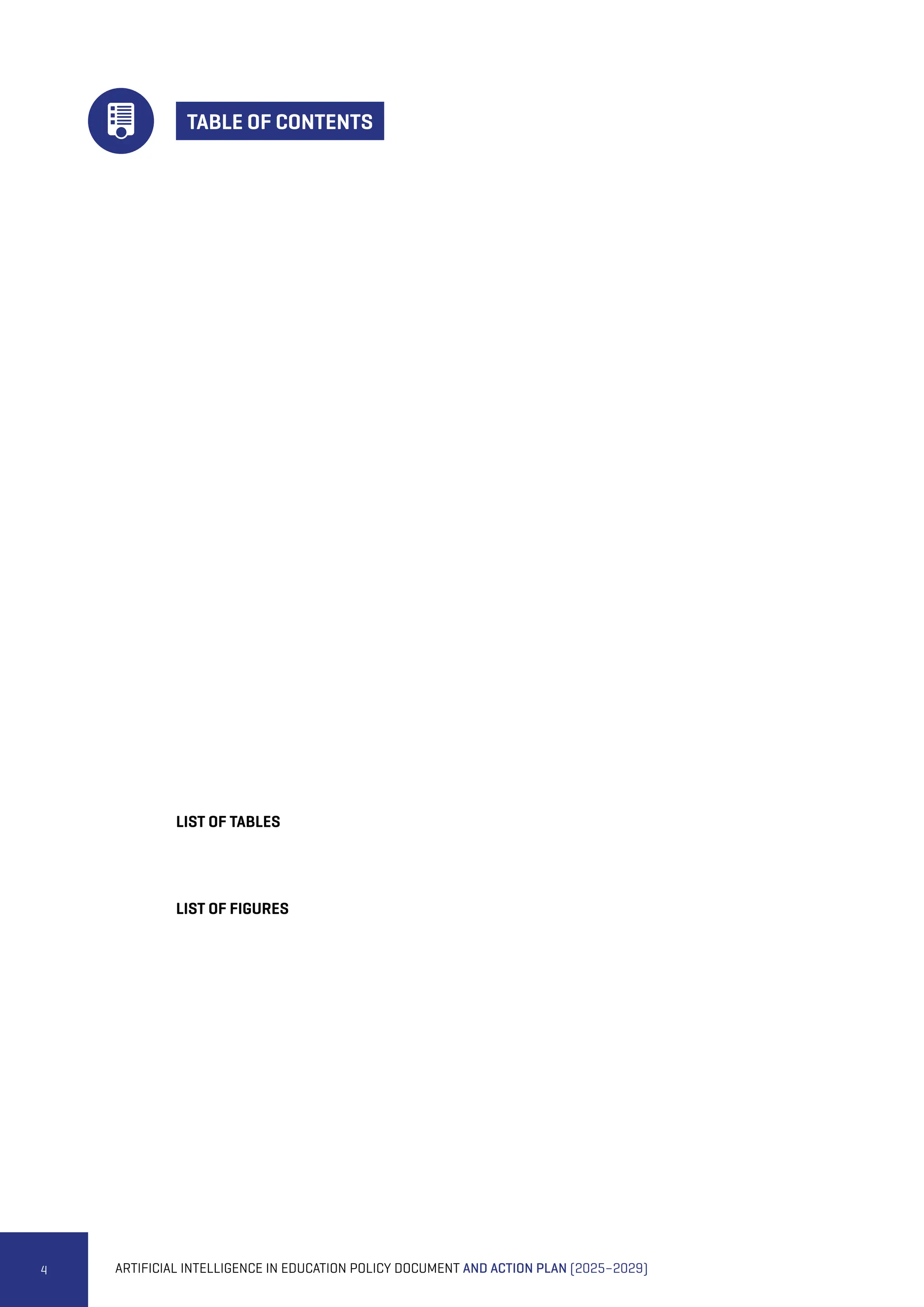ARTIFICIAL INTELLIGENCE IN EDUCATION POLICY DOCUMENT AND ACTION PLAN ...
