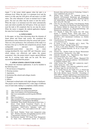 IoT Based Water Level Monitoring System with an Android Application | PDF