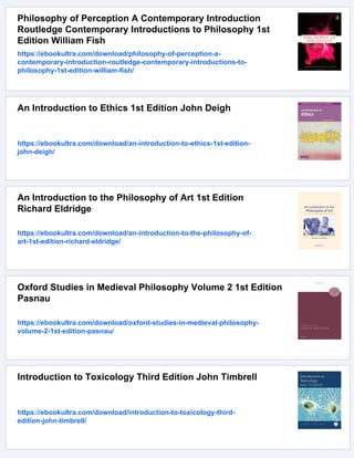 Introduction to Medieval Philosophy 1st Edition John Marenbon | PDF