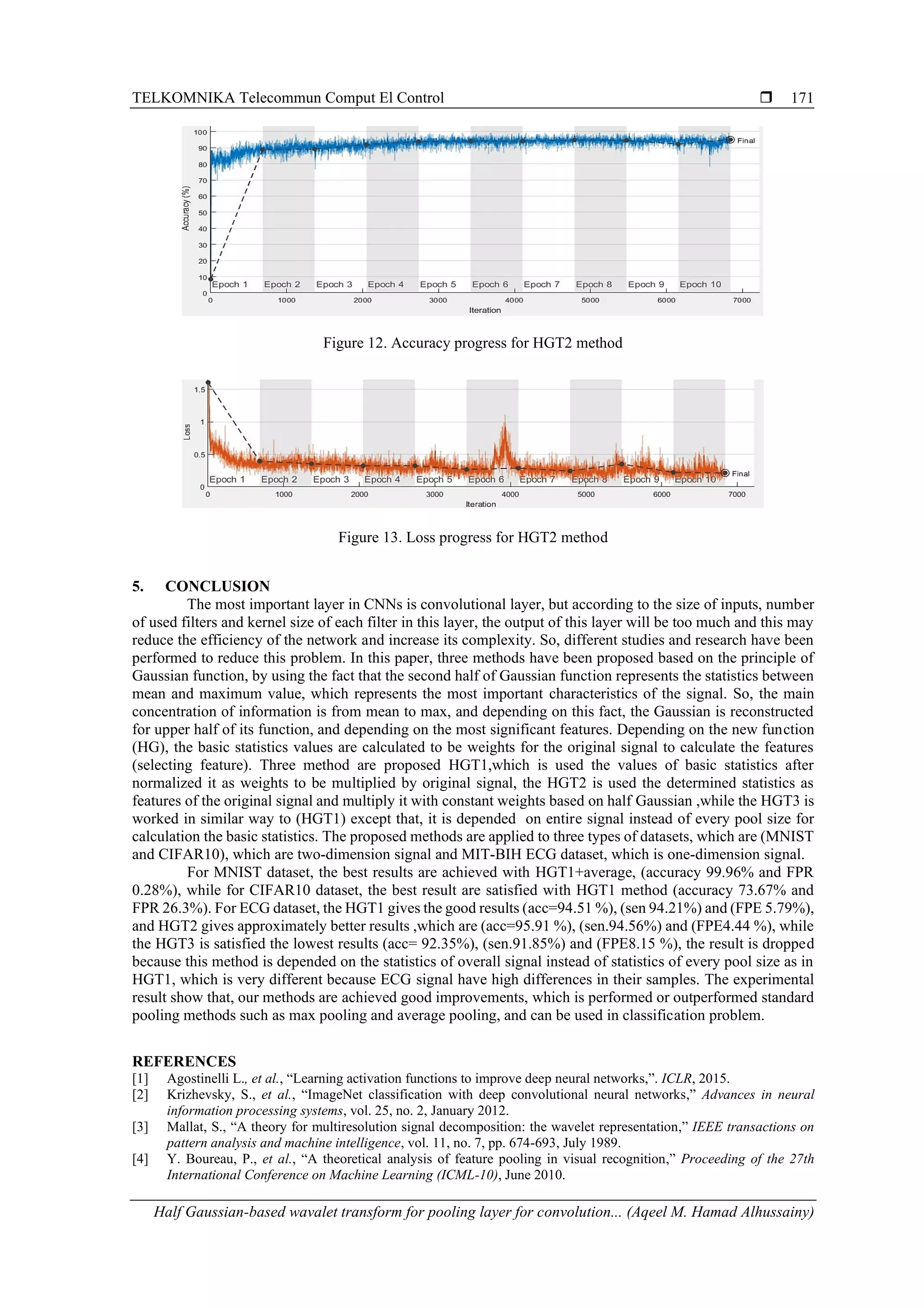 Half Gaussian Based Wavelet Transform For Pooling Layer For Convolution Neural Network Pdf