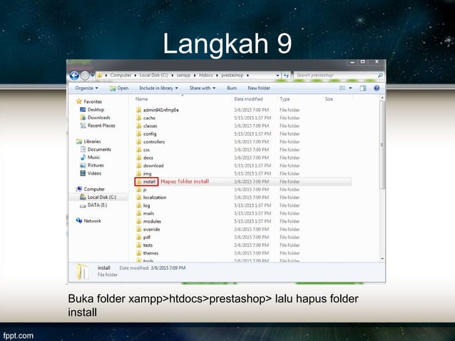 cara install prestashop di localhost | PPT