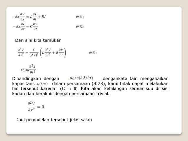 Gelombang Elektro magnetik dalam bahan | PPT