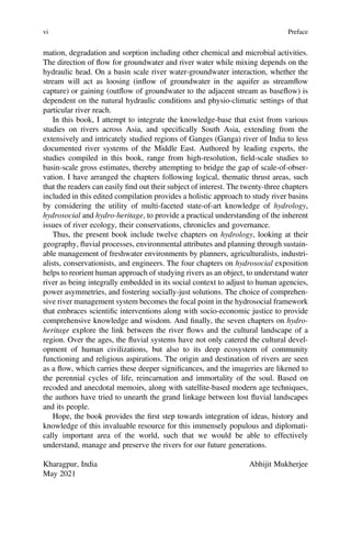 Riverine Systems Understanding The Hydrological Hydrosocial And ...