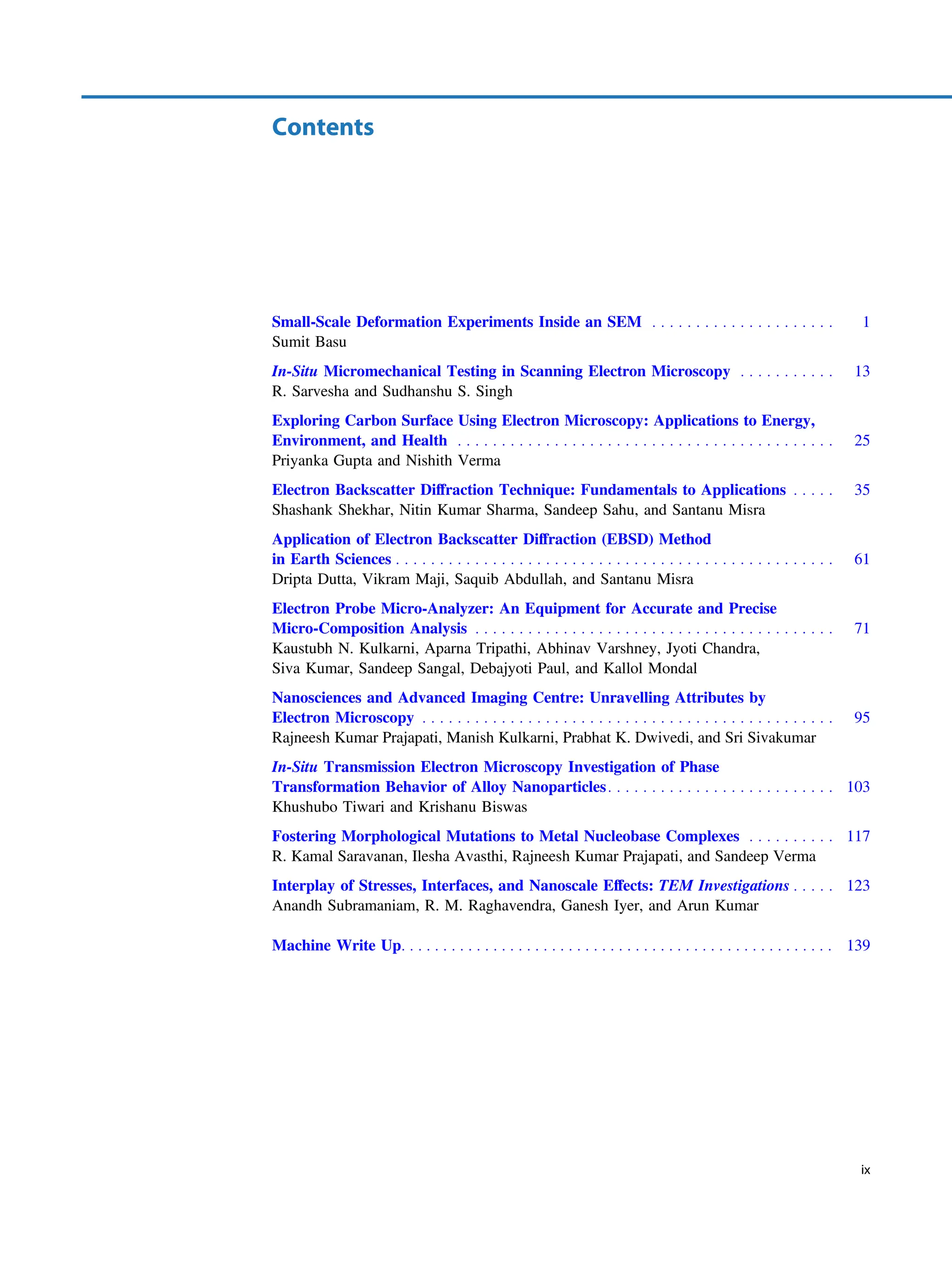 Electron Microscopy In Science And Engineering Krishanu Biswas | PDF