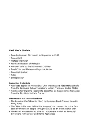 Chef Wan | DOC