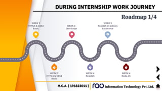 M.C.A. Internship Project Presentation - Devang Garach [191823011] | PDF