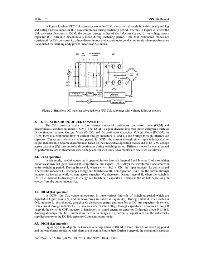 A fuzzy logic controller based brushless DC motor using PFC cuk converter | PDF
