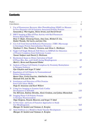 Cell Polarity Signaling Methods And Protocols Chenbei Chang | PDF