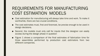 ESTIMATION OF PRODUCTION COST OF TACK WELDING COMPONENTS | PDF