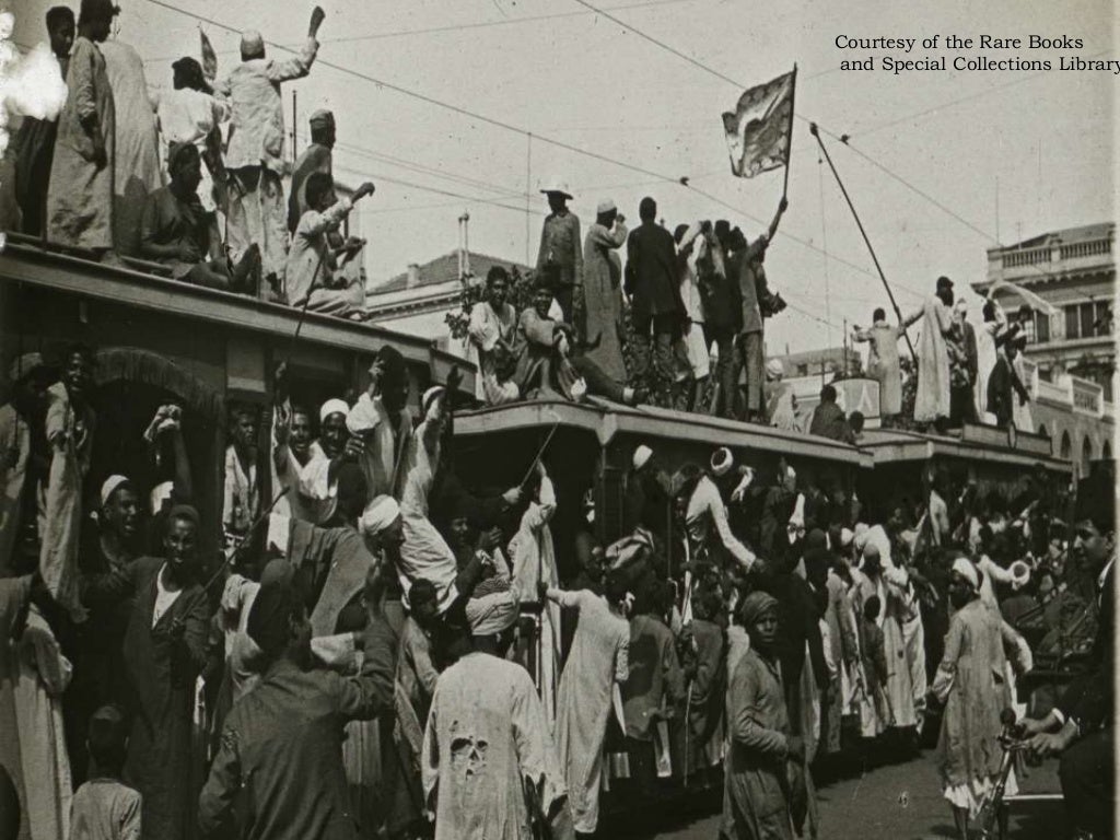 Rare pictures of 1919 Egypt Revolution