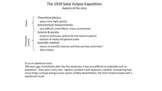 The 1919 solar eclipse and relativity | PDF