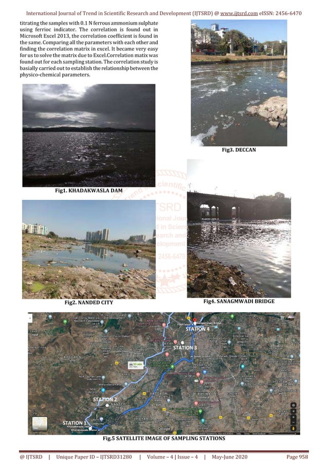 Assessment for Water Quality of Mutha River using Correlation | PDF