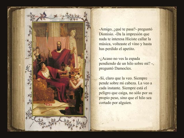 La Espada de Damocles (por: anamariarisopatron / carlitosrangel) | PPS ...