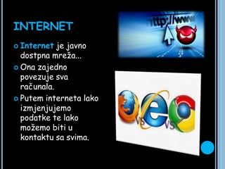 191 prednosti i nedostatci interneta anamarija | PPTX