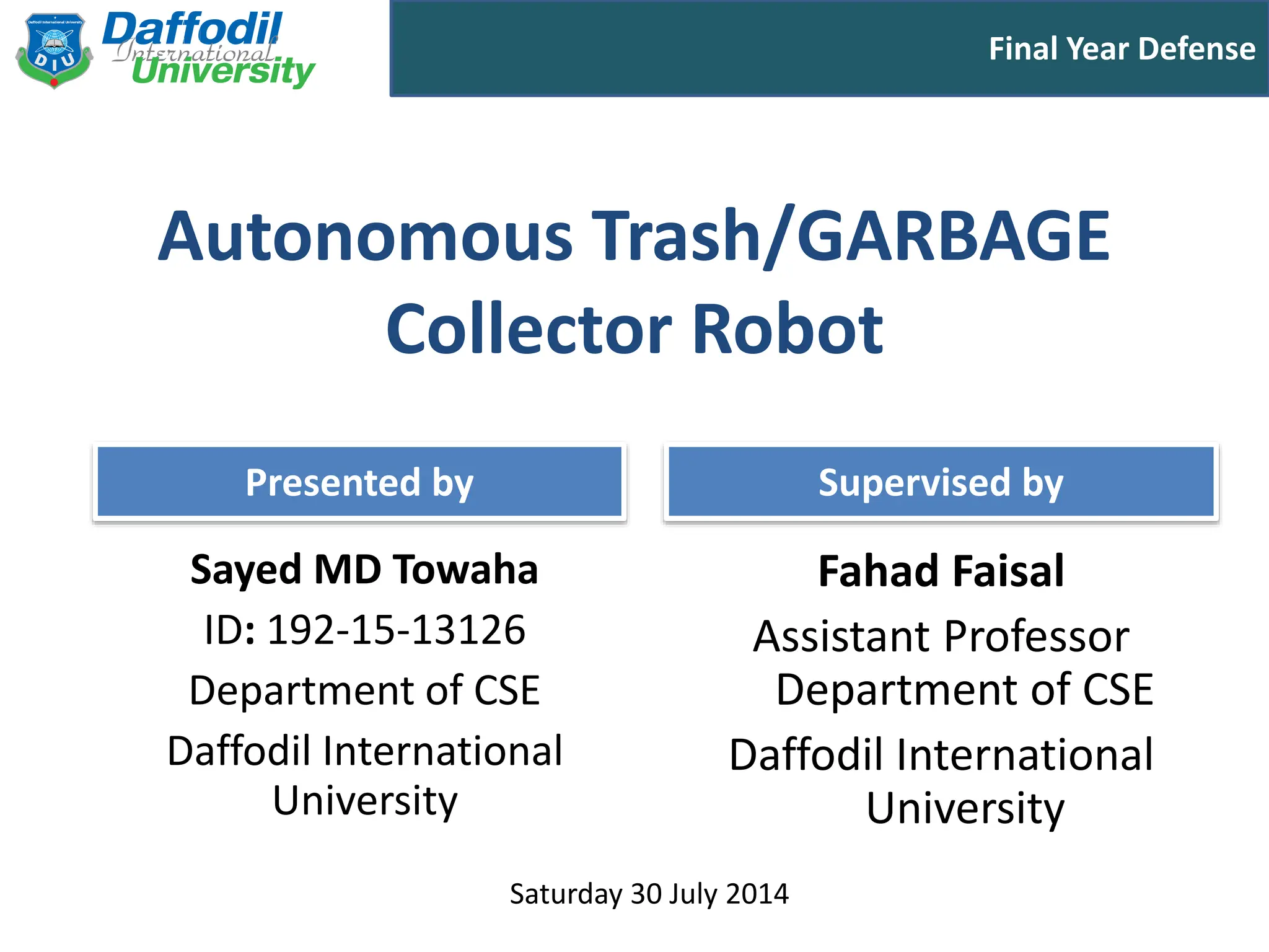 Autonomous Trash Collector Robot With The Help Of Computer Vision And