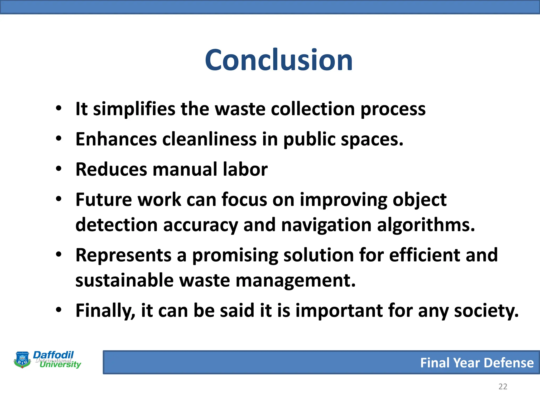 Autonomous Trash Collector Robot With The Help Of Computer Vision And Gps Navigation System Ppt