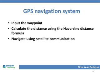 Autonomous Trash Collector Robot with the help of computer vision and gps navigation system | PPT